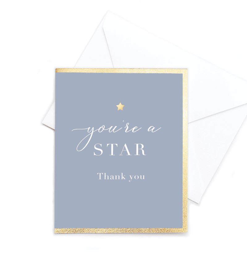 You're A Star, Thank You - Hearts Designs with Love