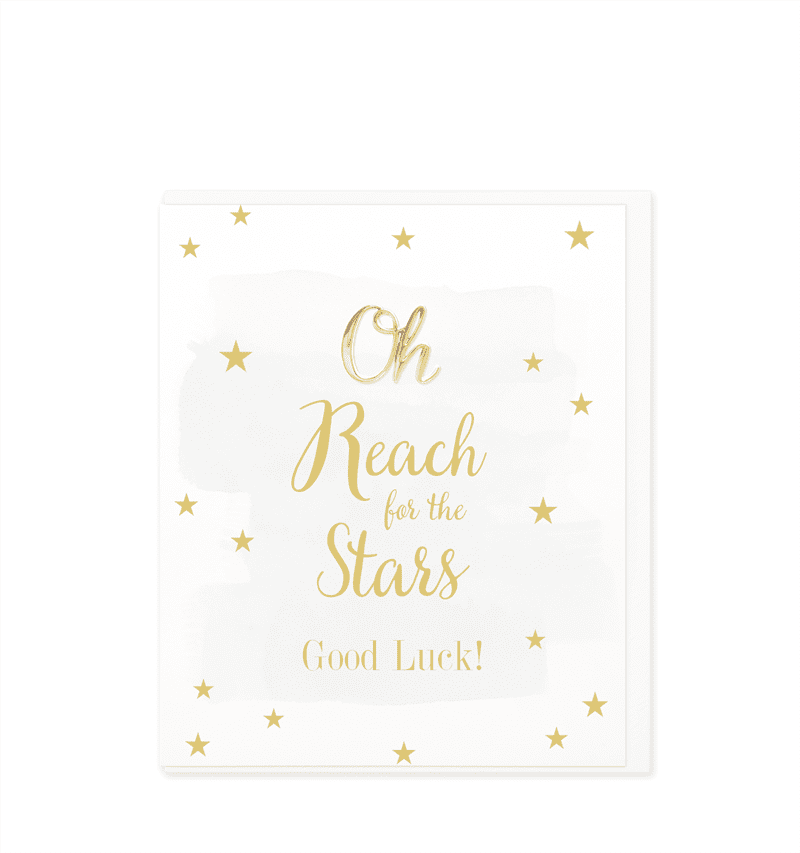 Oh, Reach For The Stars, Good Luck - Hearts Designs with Love